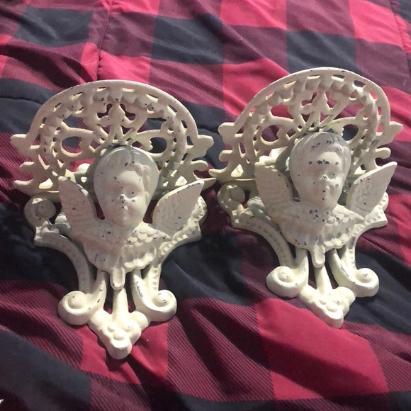 Vintage | Accents | Vintage Angel Sconces | Poshmark